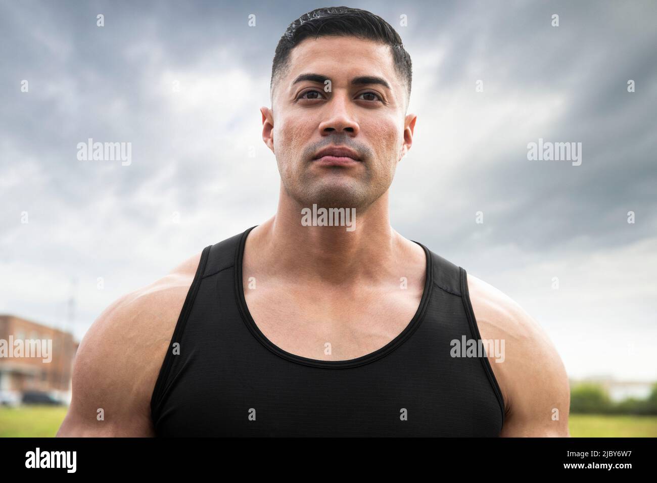 Camera macho men muscle hi-res stock photography and images - Alamy