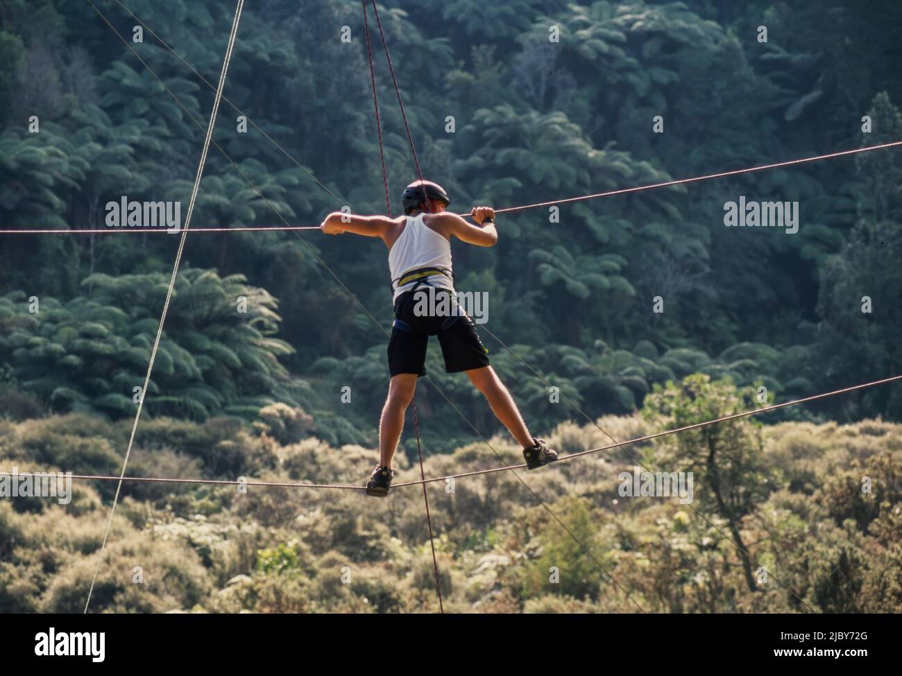 Suspended ropes hi-res stock photography and images - Alamy