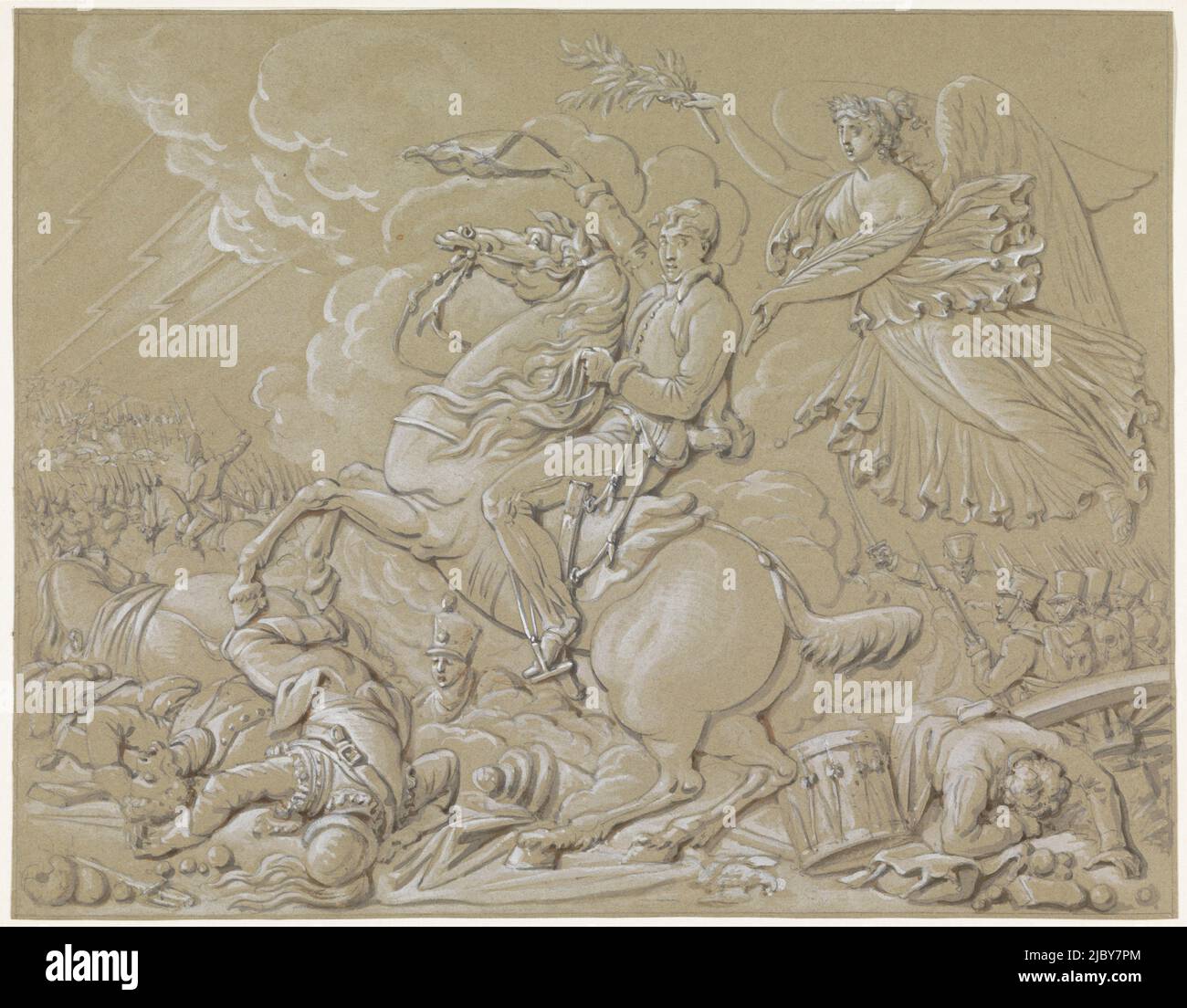 Three allegorical drawings hi-res stock photography and images - Alamy