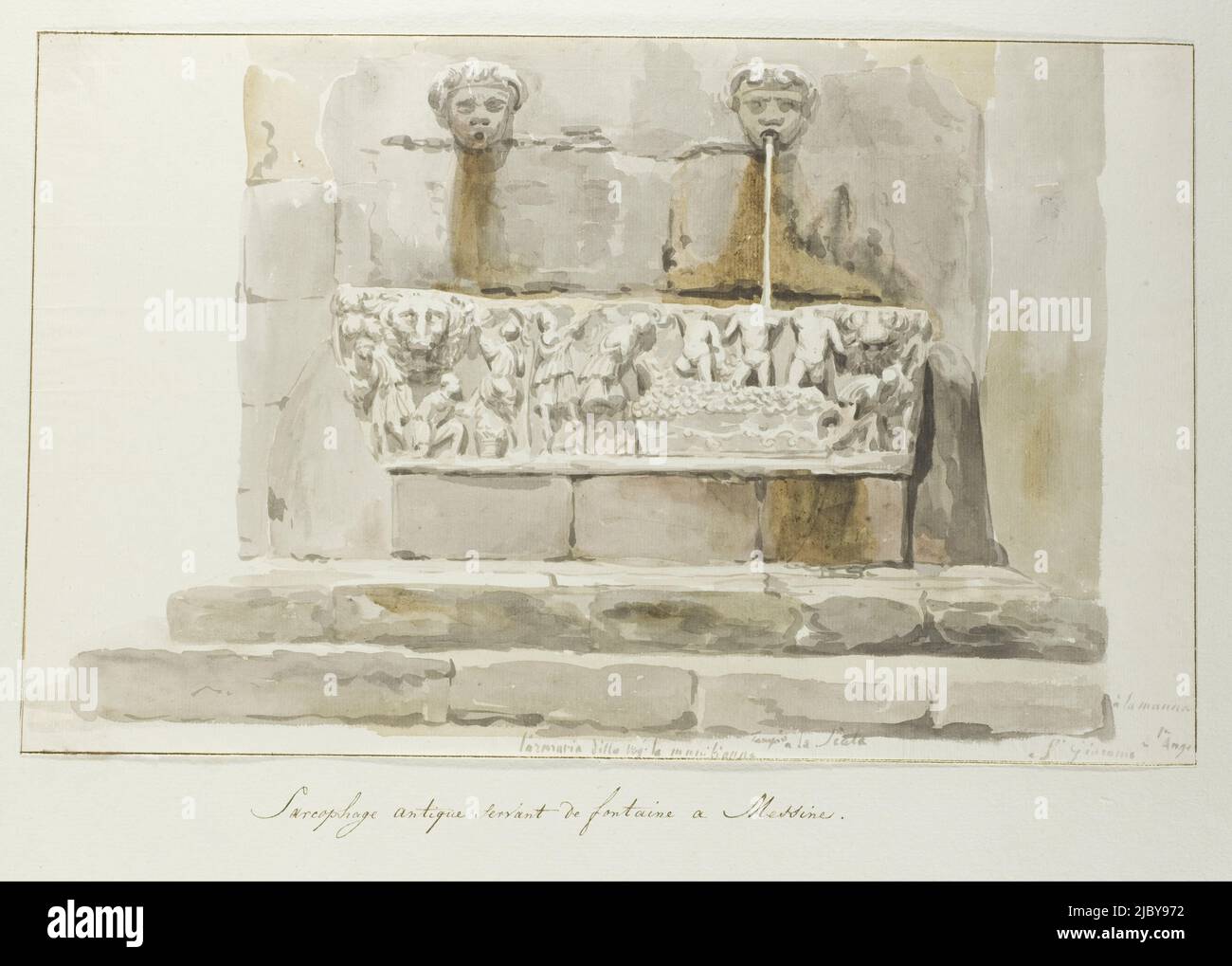 Sarcophagus drawing hi-res stock photography and images - Alamy