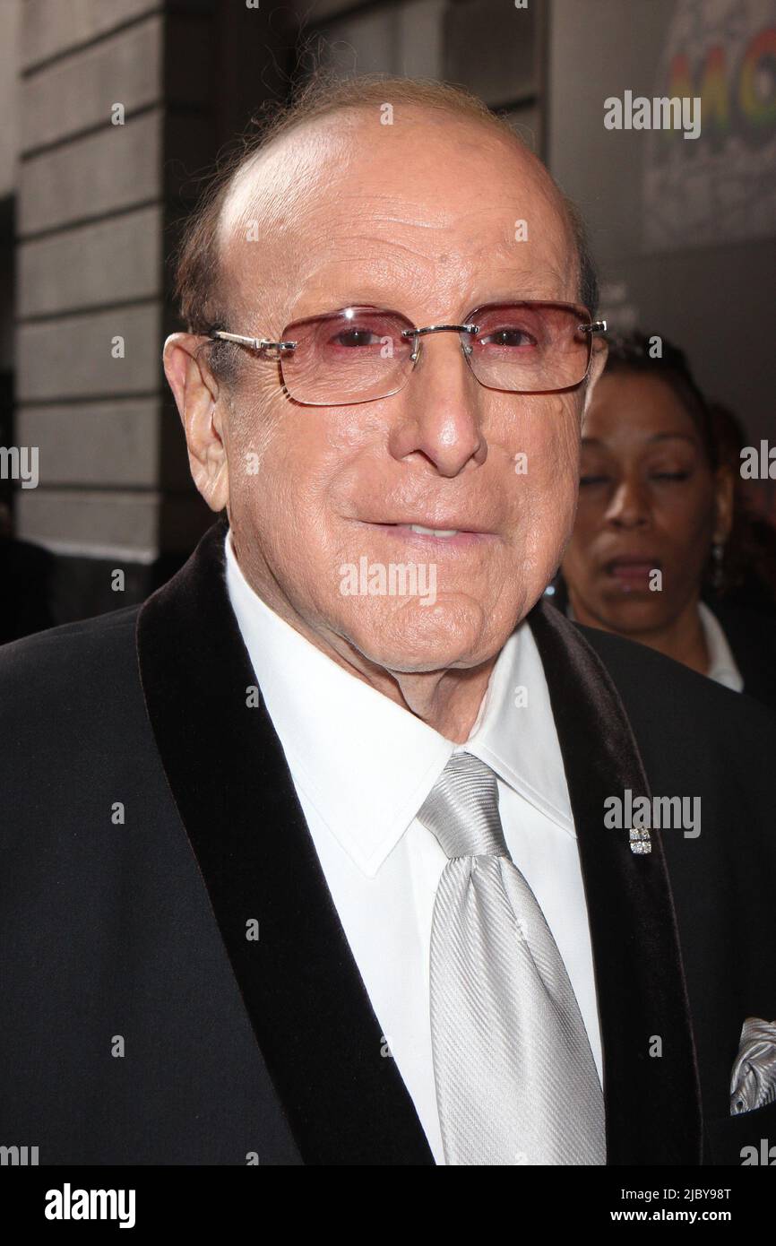Clive Davis arriving at the opening night of "Motown: The Musical" at ...