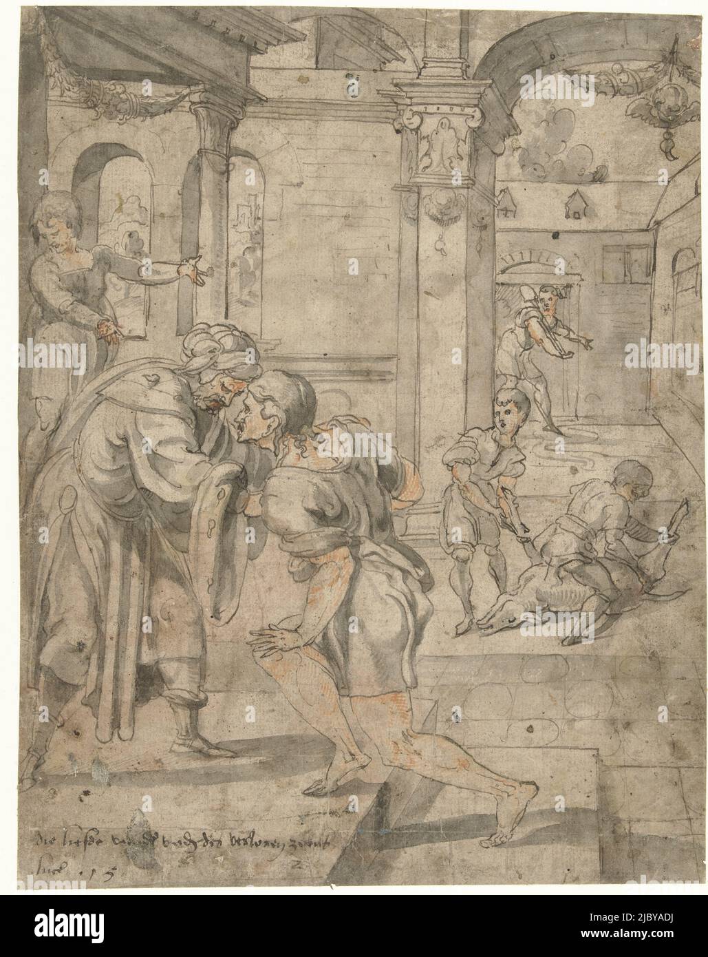 Return of the Lost Son, Jan van Scorel (circle of), 1505, draughtsman ...