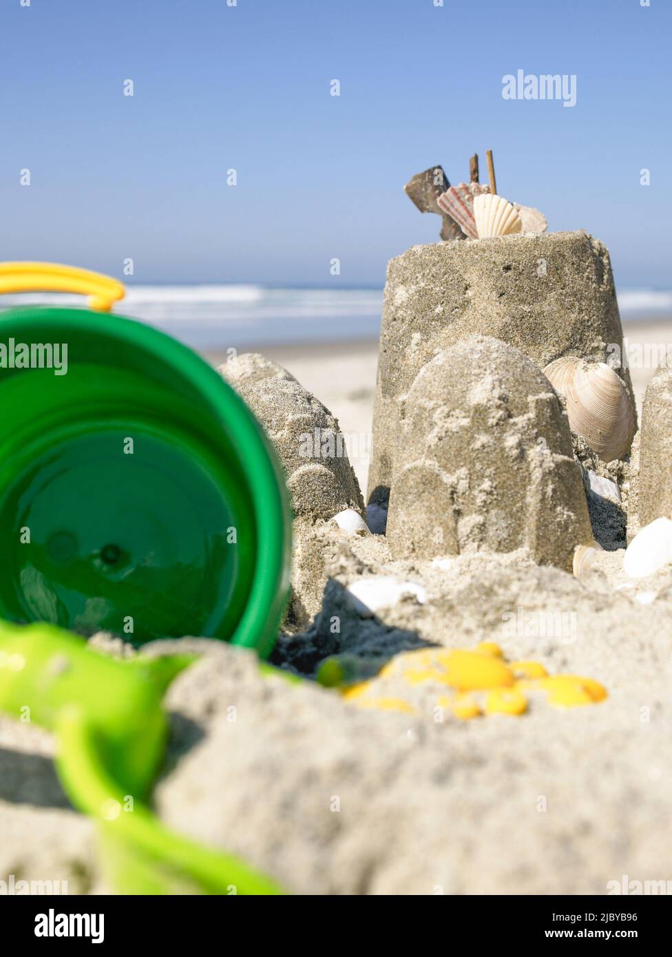 Sandcastles bucket hi-res stock photography and images - Alamy