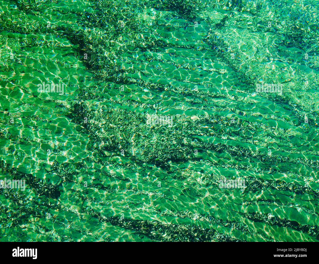 Patterns looking down to bottom of the Lake Stock Photo - Alamy
