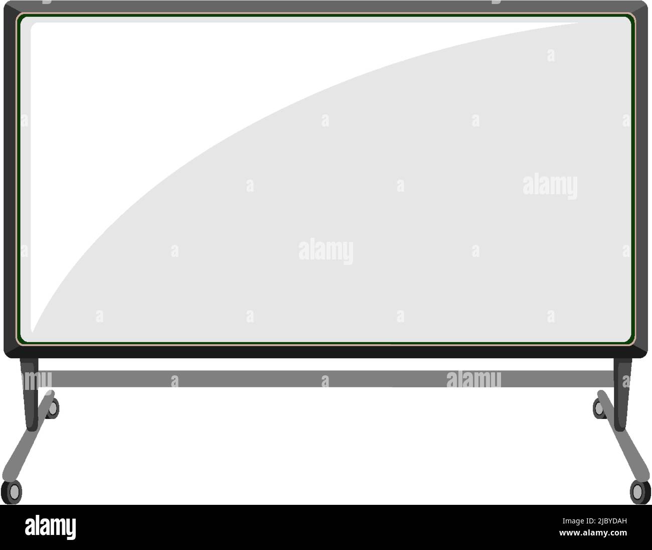 An empty white board illustration Stock Vector Image & Art - Alamy