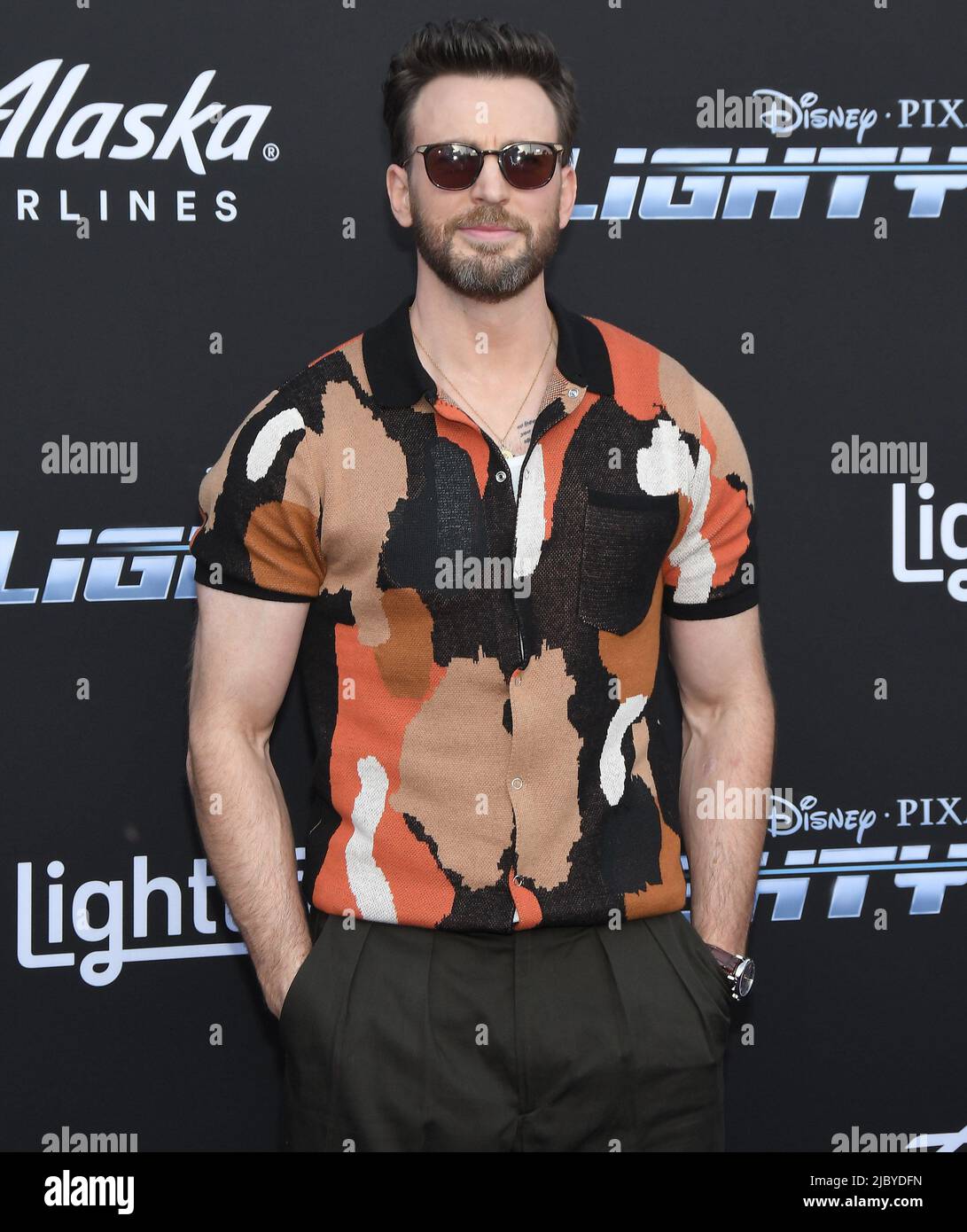 Hollywood, US, June 8, 2022, Chris Evans arrives at Disney And Pixar's ...