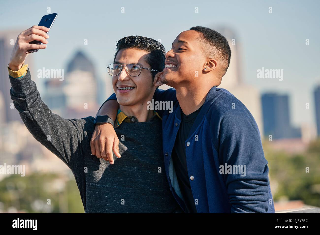 Two men laugh out hi-res stock photography and images - Alamy
