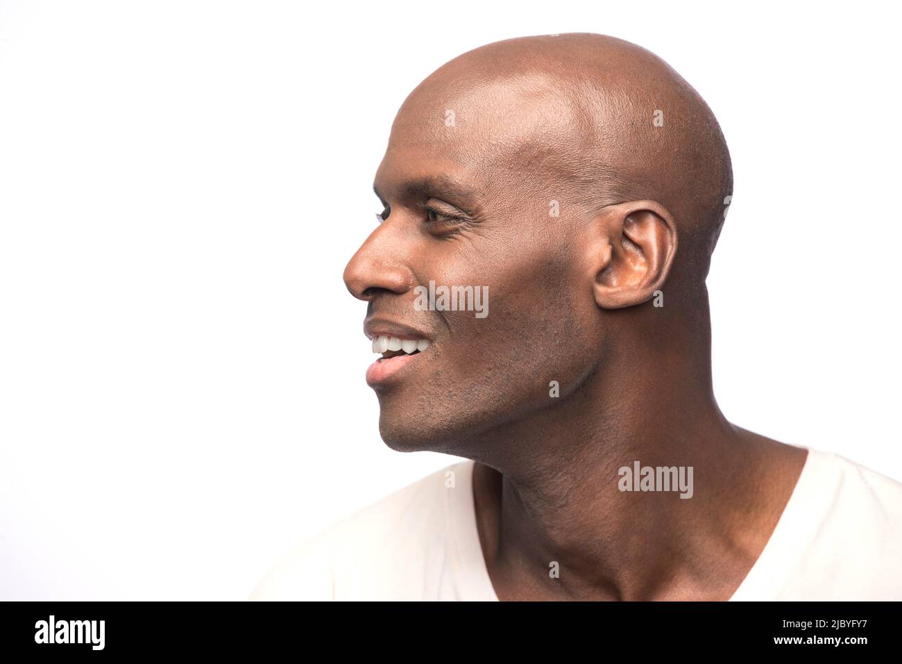 Bald american man hi-res stock photography and images - Alamy