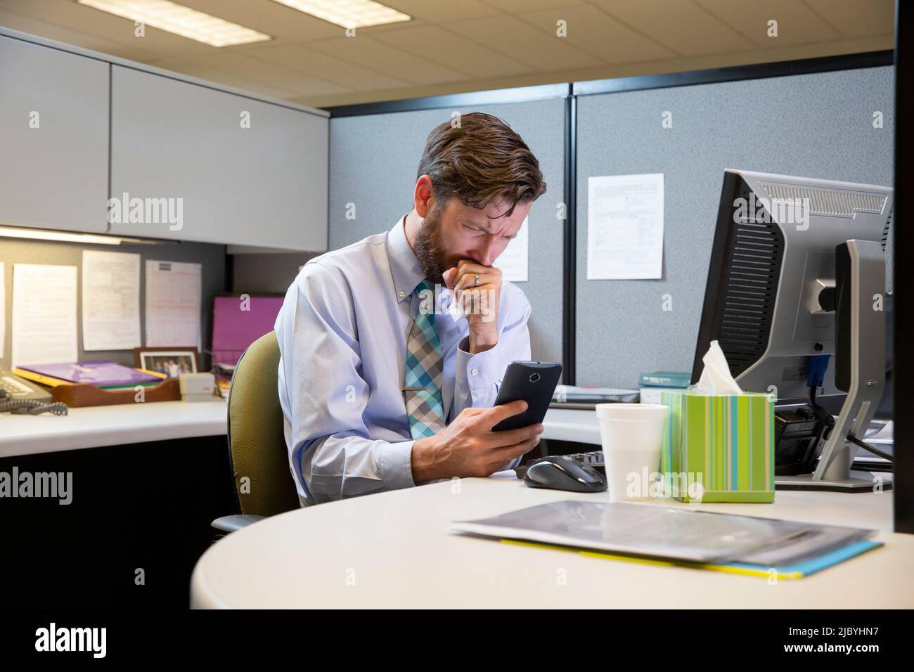 Cold fever office hi-res stock photography and images - Alamy