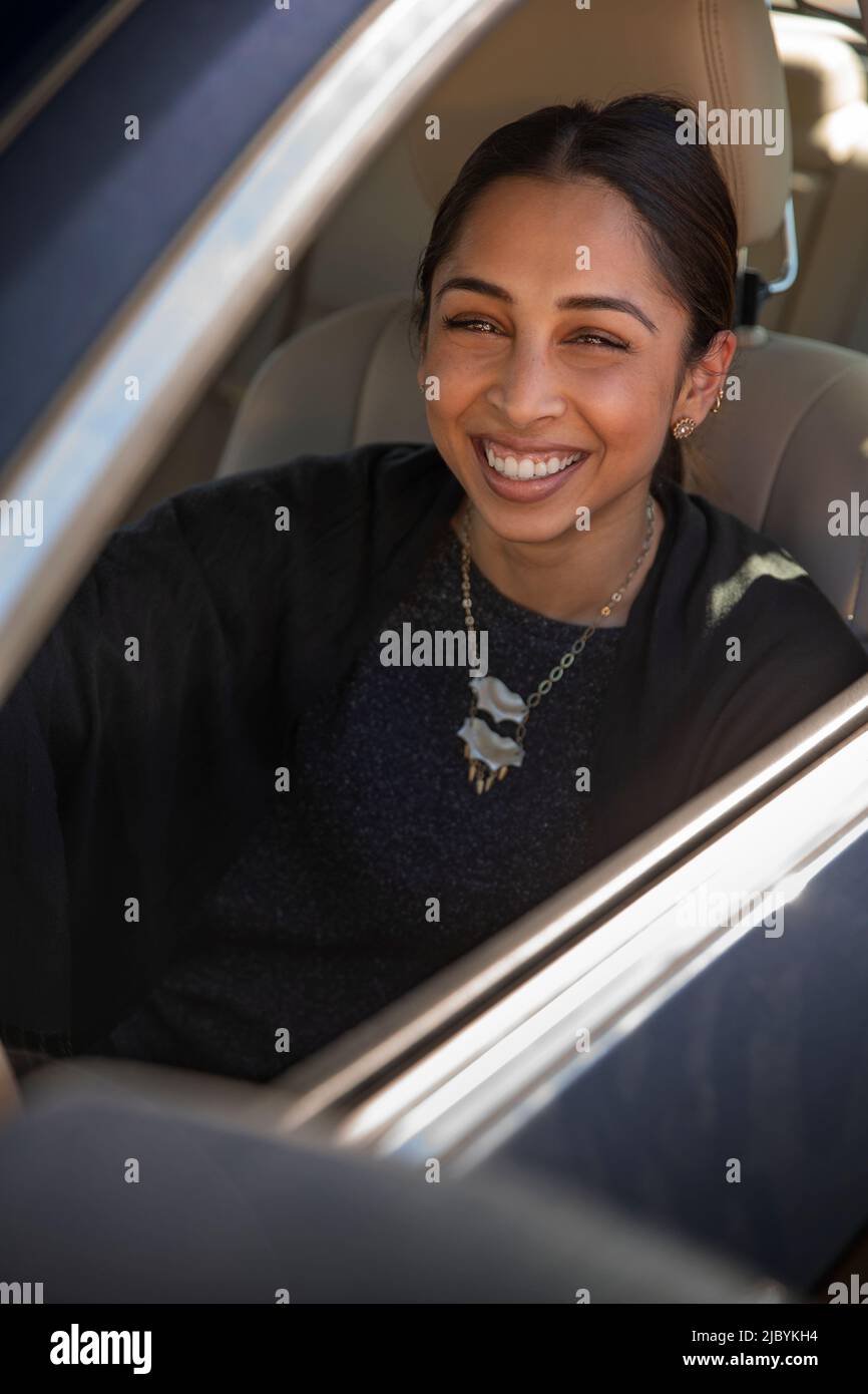 Self confident women driving hi-res stock photography and images - Alamy