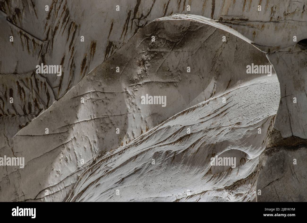 Scenic view of Natural stone pattern of mineral formations underground ...