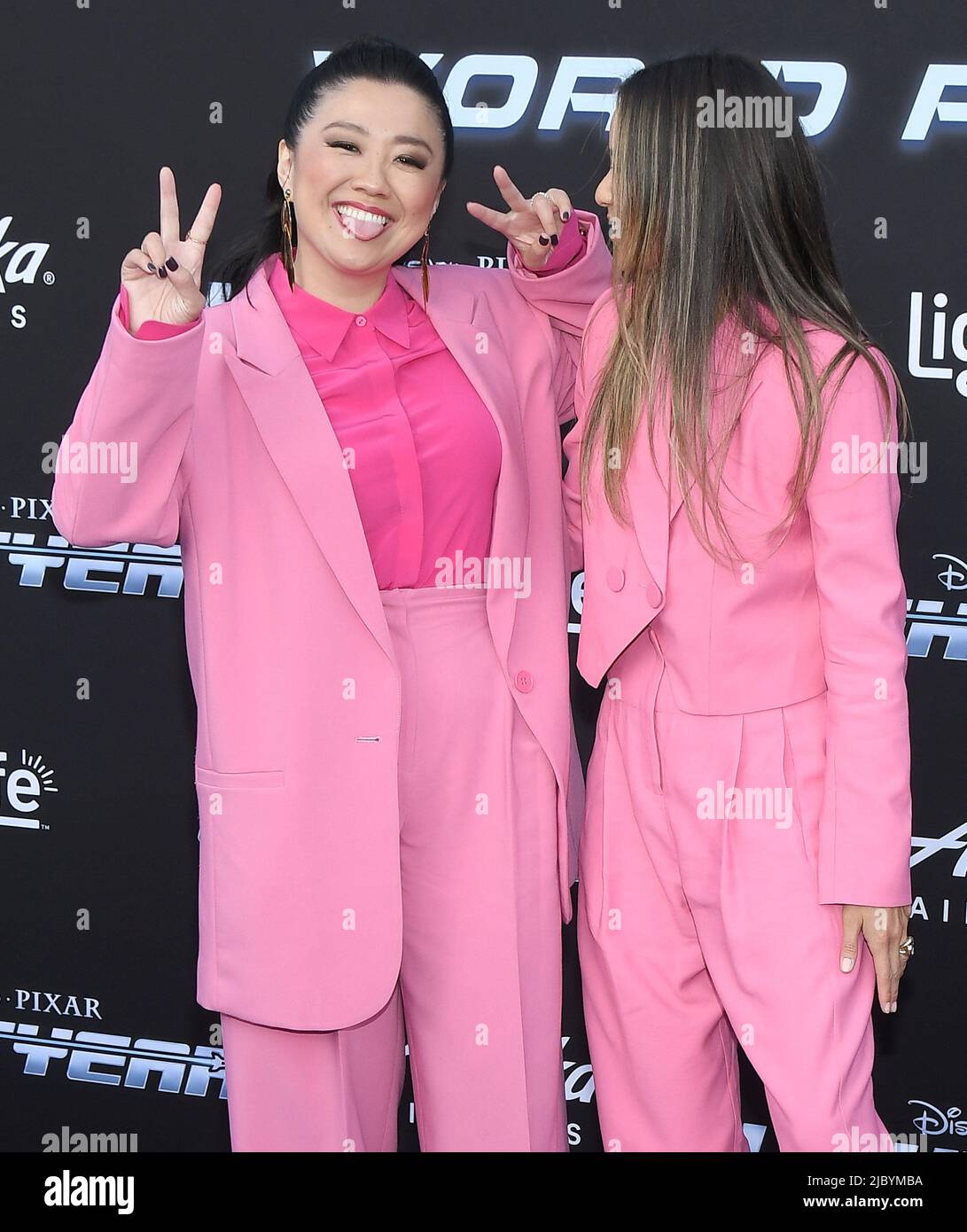 Hollywood, US, June 8, 2022, (L-R) herry Cola and Jamie Chung at Disney ...