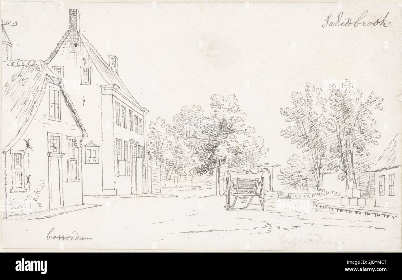 Schiebroek, Cornelis Pronk, 1720 - 1740, draughtsman: Cornelis Pronk ...