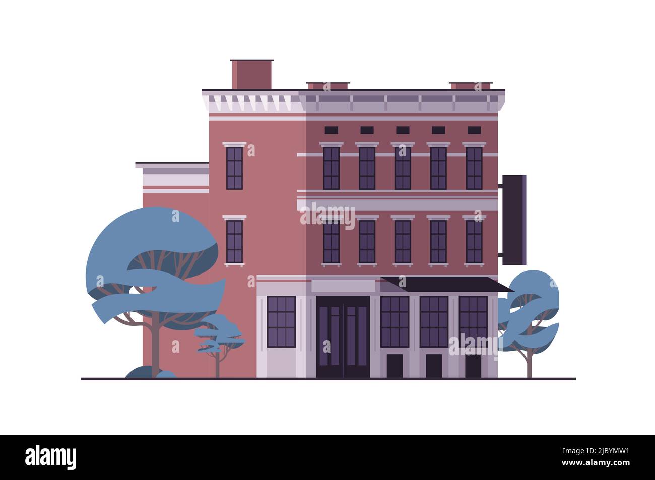 modern house building exterior urban building facade horizontal ...