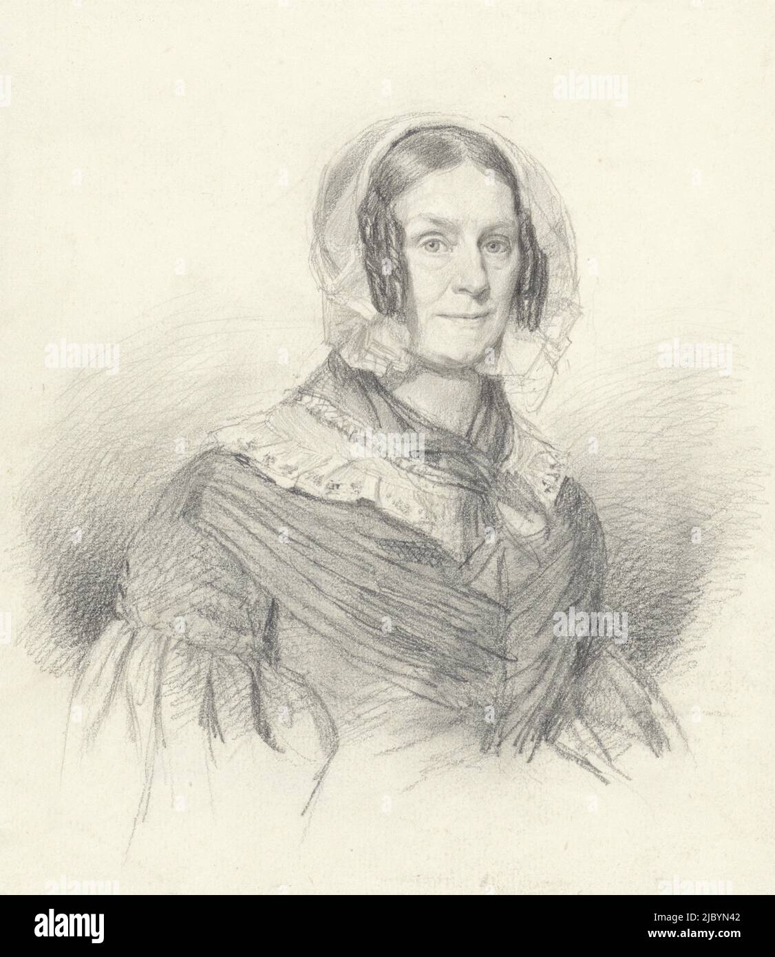 Portrait of Mrs. Van Hamel, Johan Heinrich Neuman, c. 1829 - c. 1898 ...