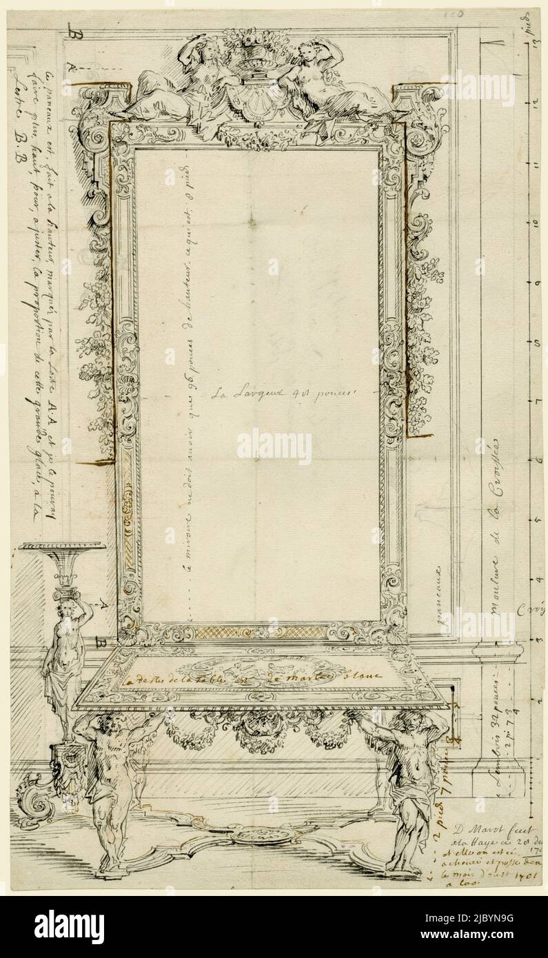 Daniel marot mirror hi-res stock photography and images - Alamy