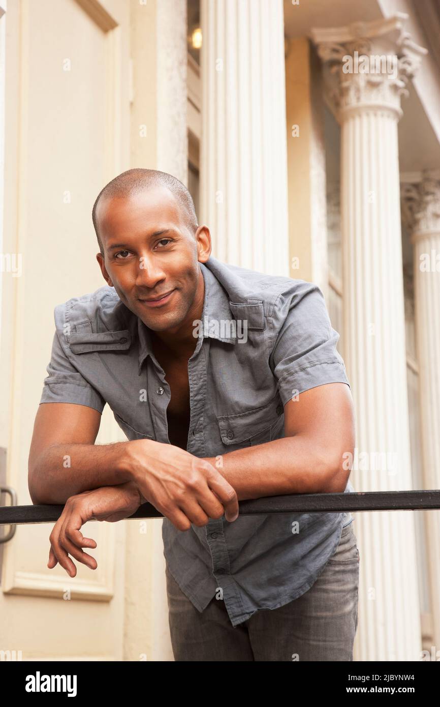 Jolly trendy african american hi-res stock photography and images - Alamy