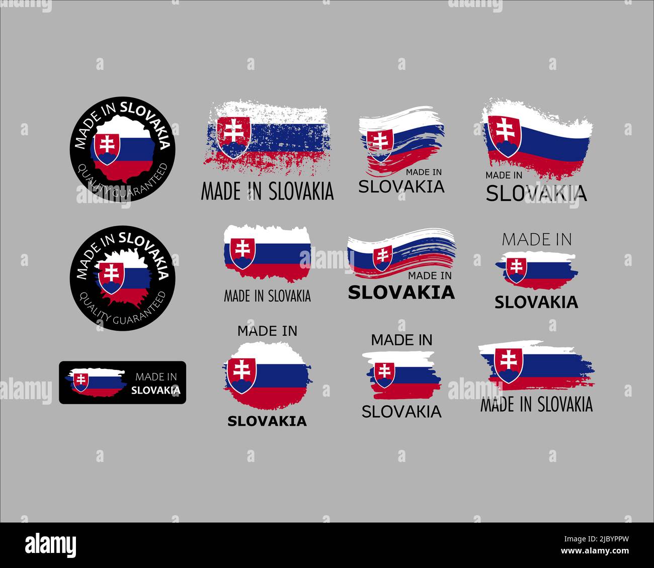 Made in slovakia vector vectors hi-res stock photography and images - Alamy