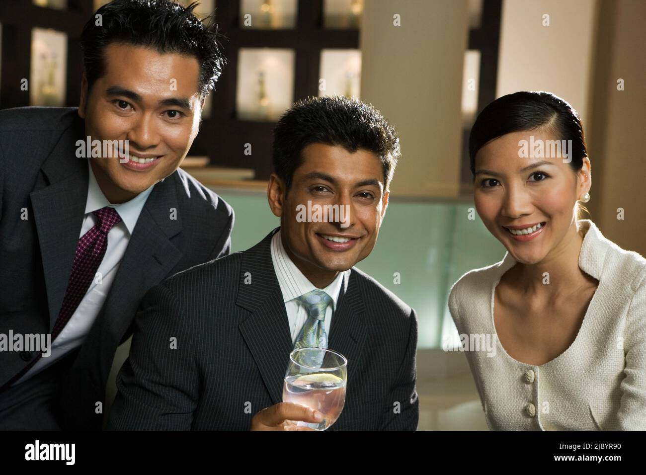 Smiling asian woman restaurant hi-res stock photography and images - Alamy