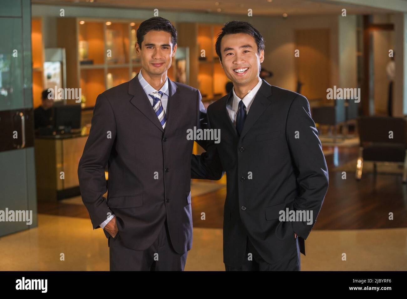Chinese business people at hotel lobby hi-res stock photography and ...