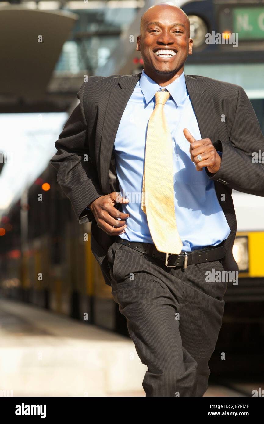 Commuter running underground hi-res stock photography and images - Alamy