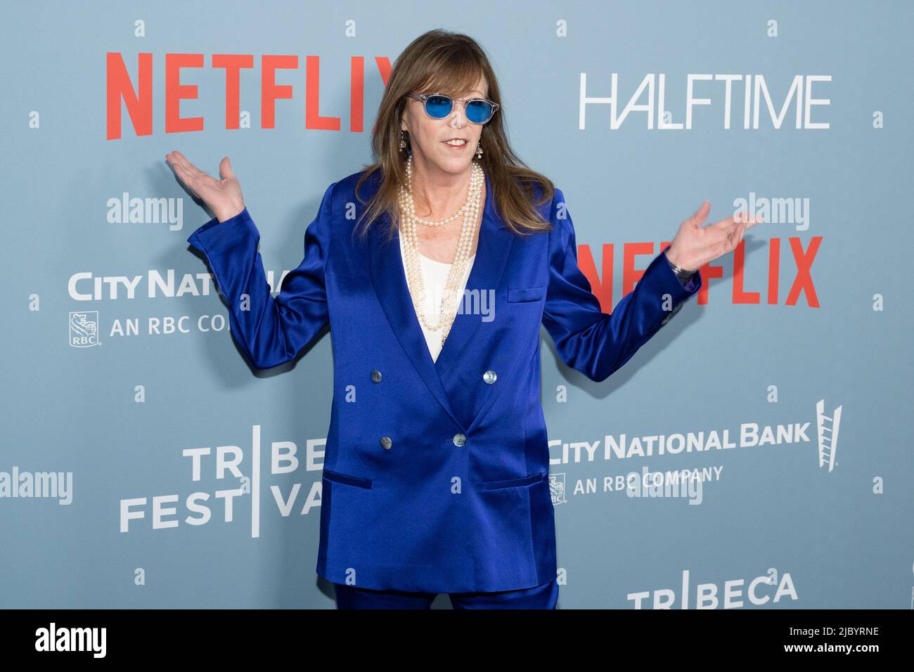 New York, United States. 09th June, 2022. Jane Rosenthal arrives on the ...