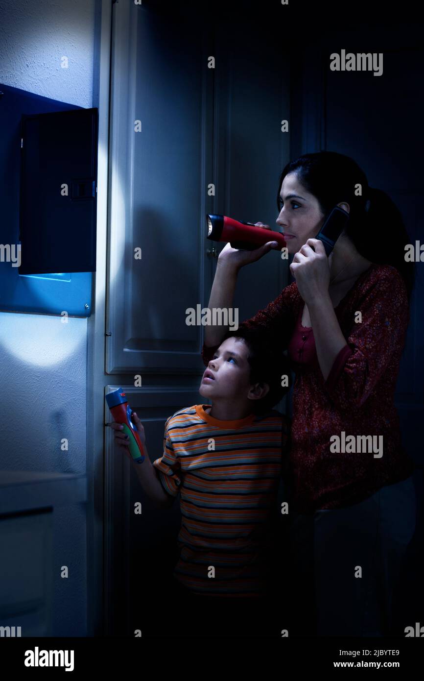 Mother son on obstacle hi-res stock photography and images - Alamy