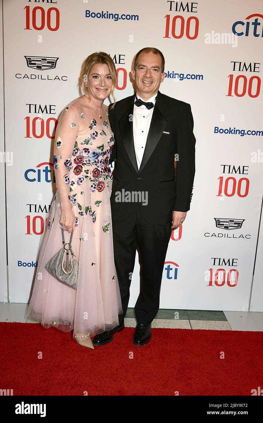 Stephane Bancel Ceo Of Moderna And Wife Attend The Time 100 Gala On