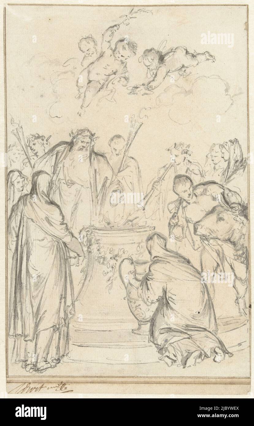 Pagan priests sacrificing hi-res stock photography and images - Alamy