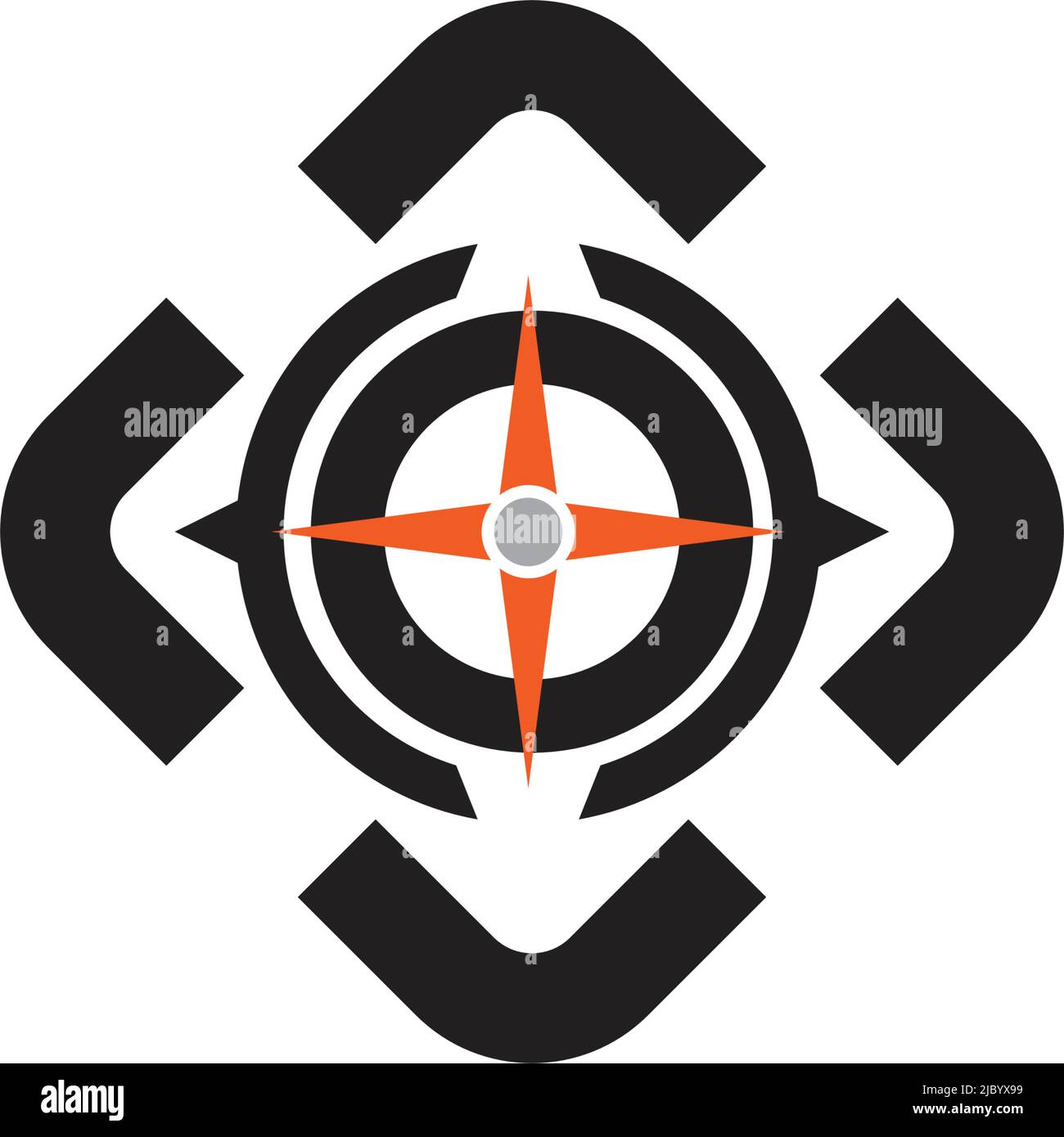 Compass logo icon design vector template Stock Vector Image & Art - Alamy