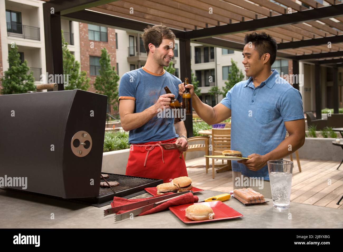 Latino man bbq barbeque hi-res stock photography and images - Alamy