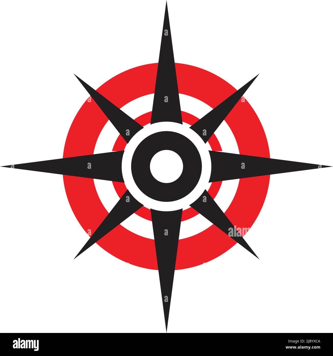 Compass logo icon design vector template Stock Vector Image & Art - Alamy