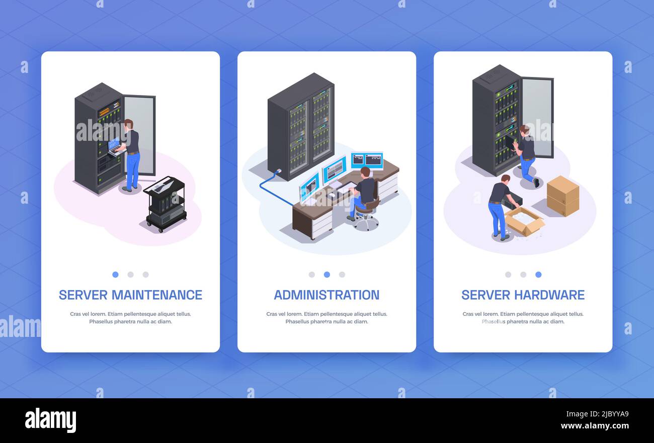 Datacenter administration hardware equipment server maintenance ...