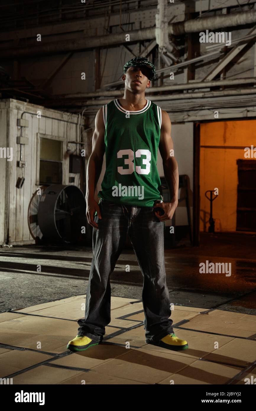 African male breakdance posing Stock Photo - Alamy
