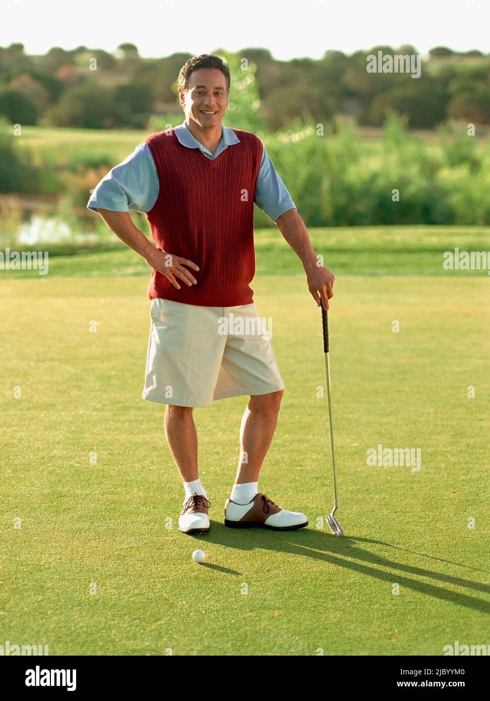 Middle aged white male golfer hi-res stock photography and images - Alamy