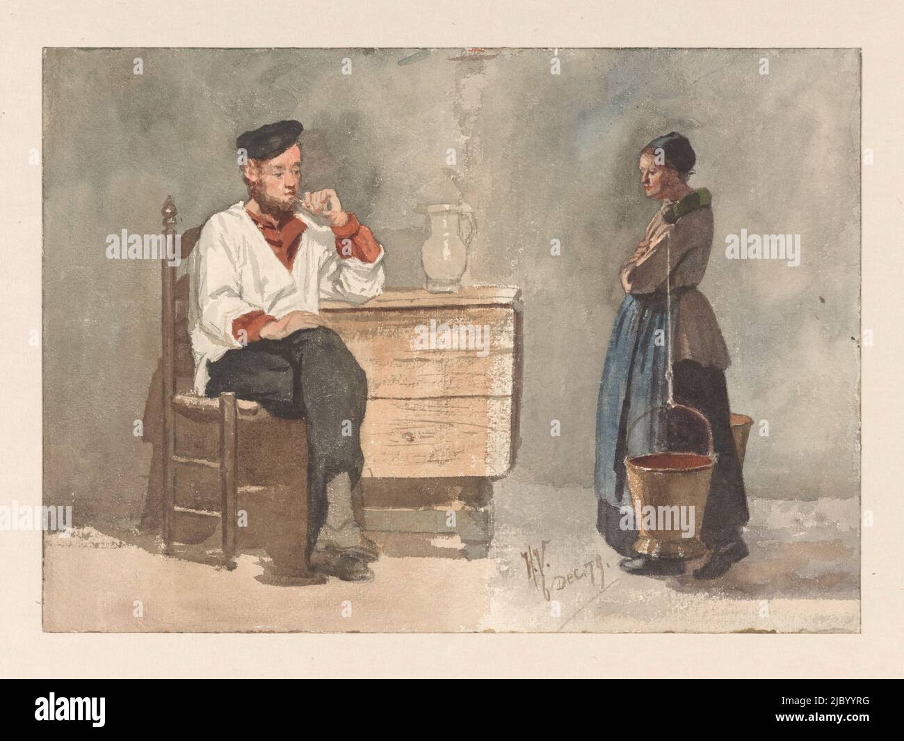 Milk yoke hi-res stock photography and images - Alamy