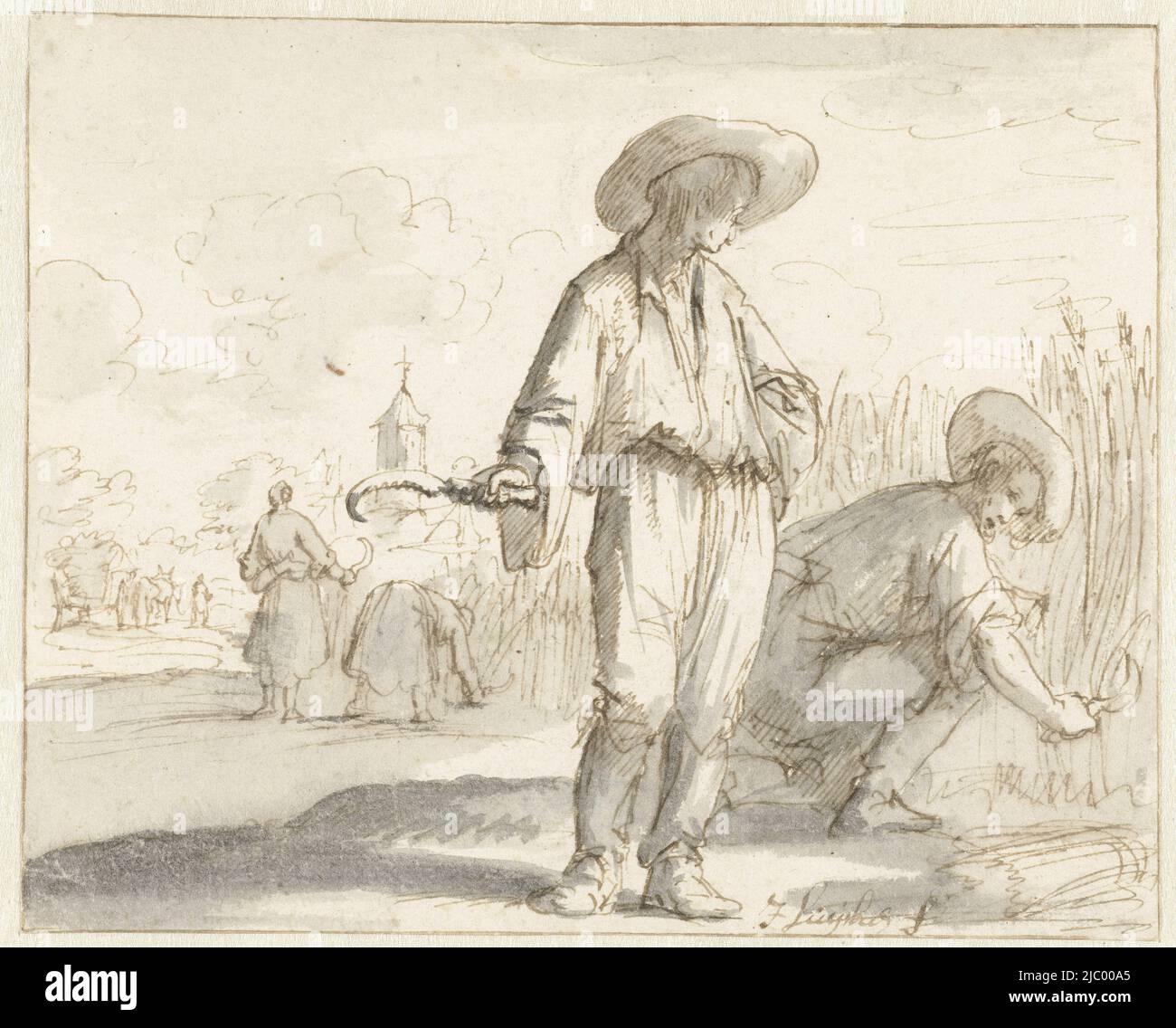 Two corn mowers hi-res stock photography and images - Alamy