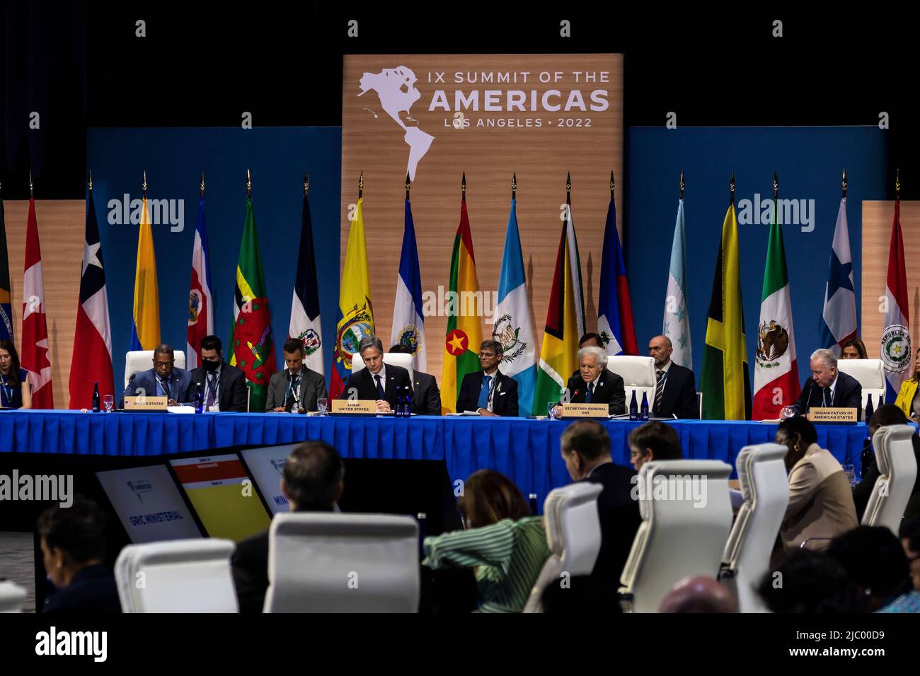 IX Summit of the Americas conference. 6/8/2022 LA Convention Center ...