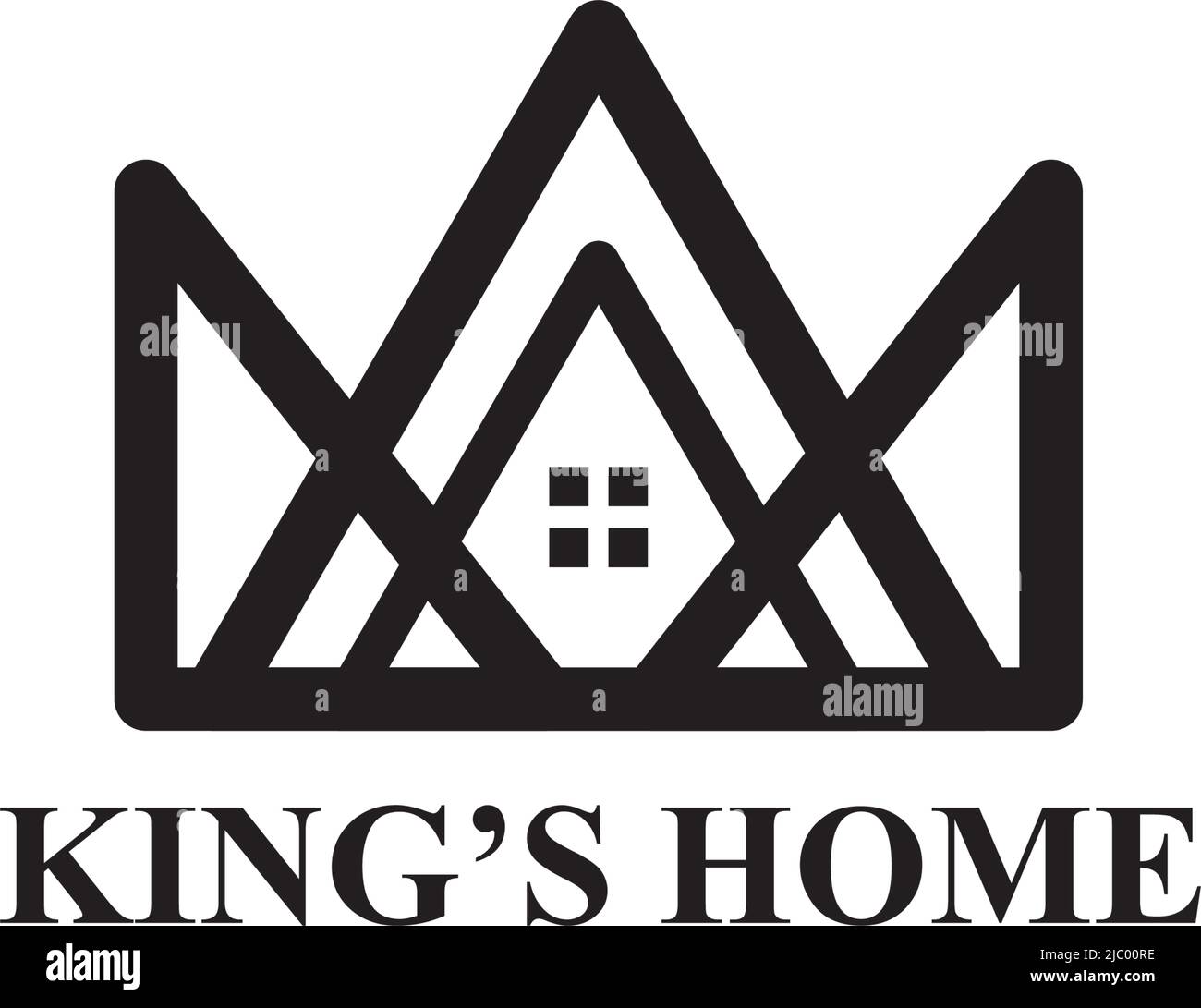 Simple crown icon logo design inspiration vector illustration template ...