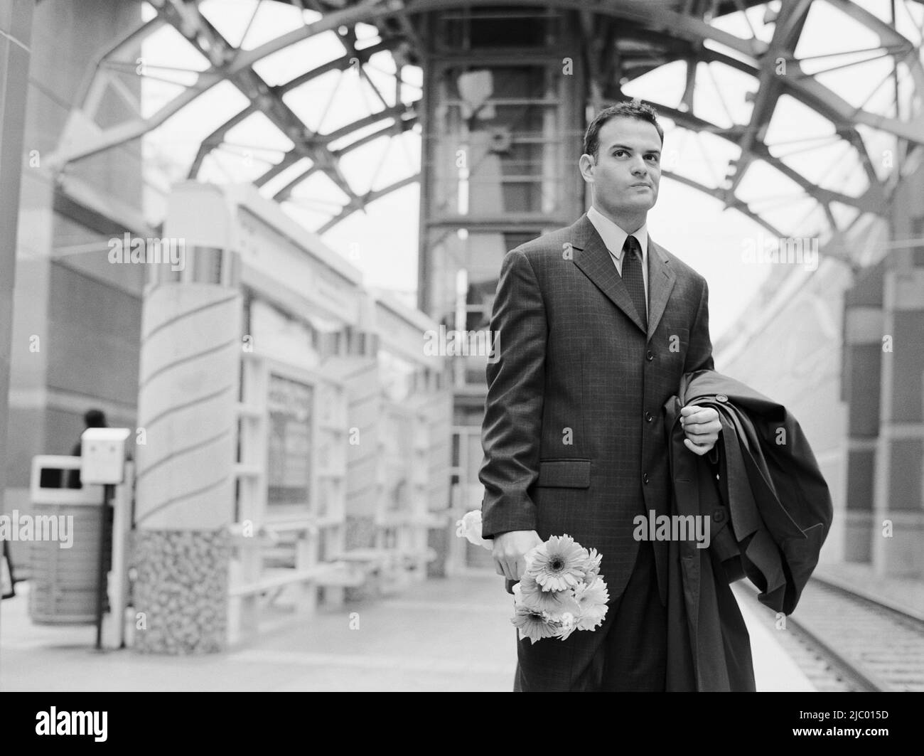 Flowers man sad bouquet hi-res stock photography and images - Alamy