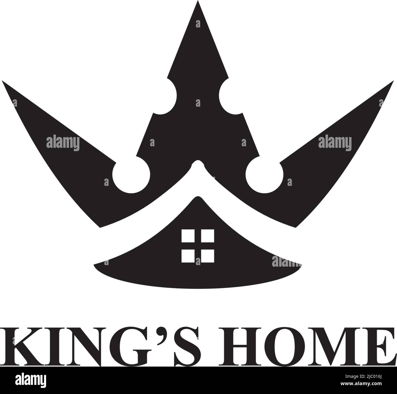 Simple crown icon logo design inspiration vector illustration template ...