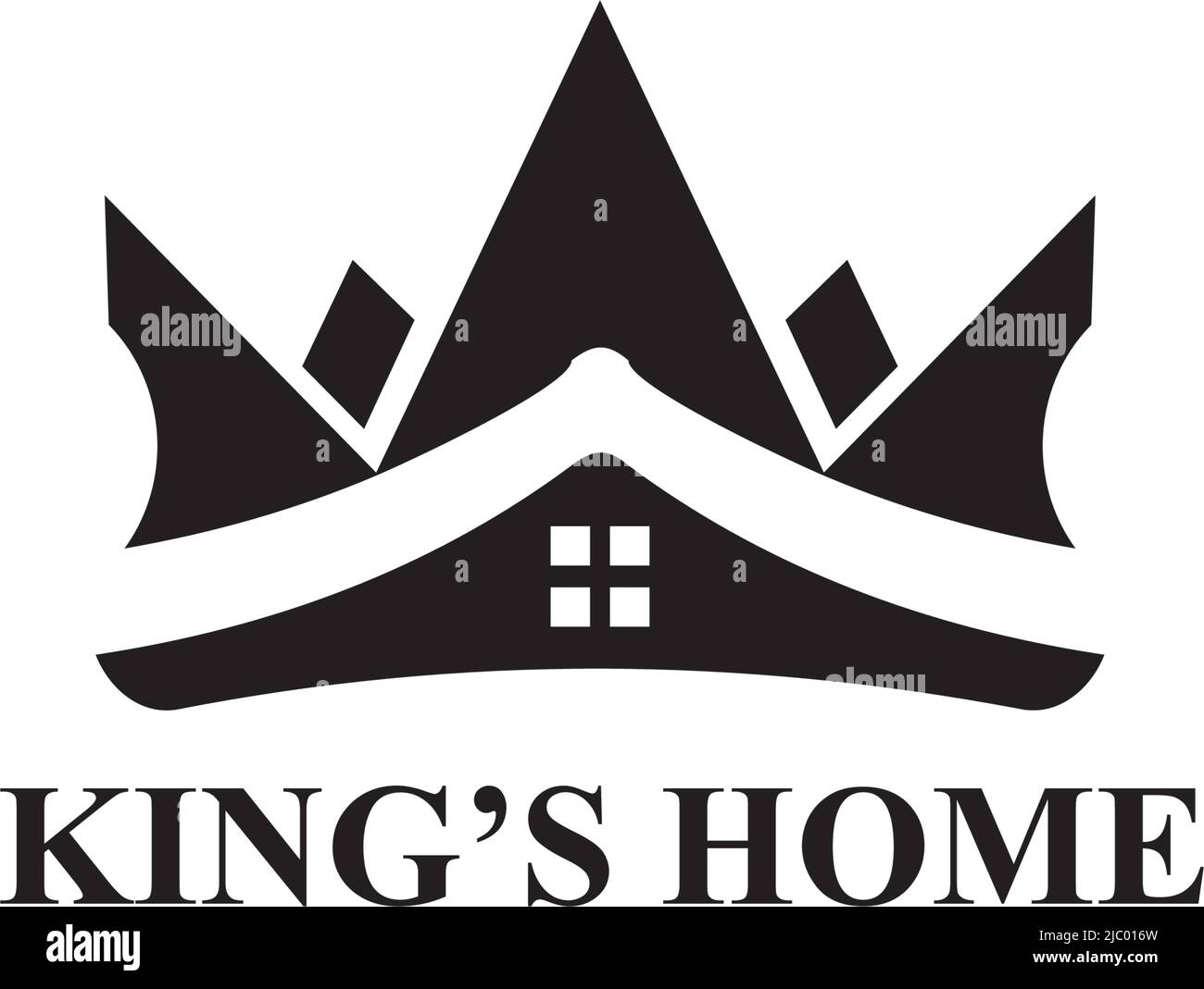 Simple crown icon logo design inspiration vector illustration template ...