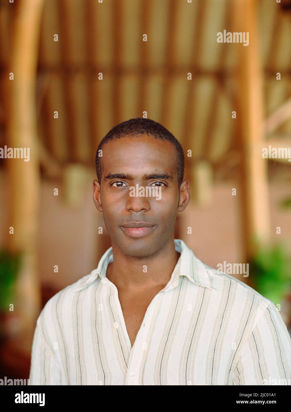 Hispanic man wearing button hi-res stock photography and images - Alamy