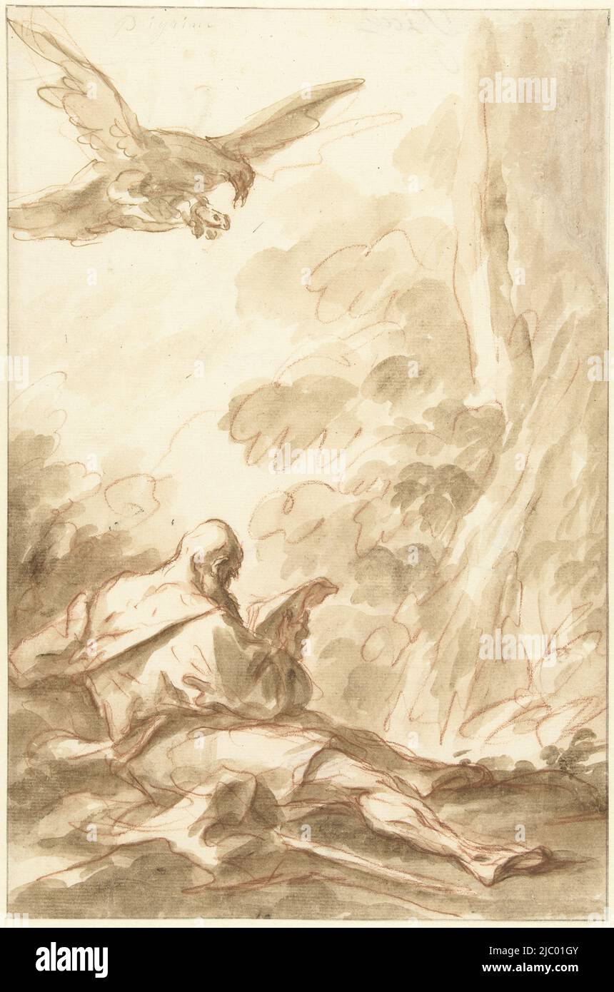 Elijah fed by the ravens, Gasparo Diziani (attributed to), 1750 - 1760 ...