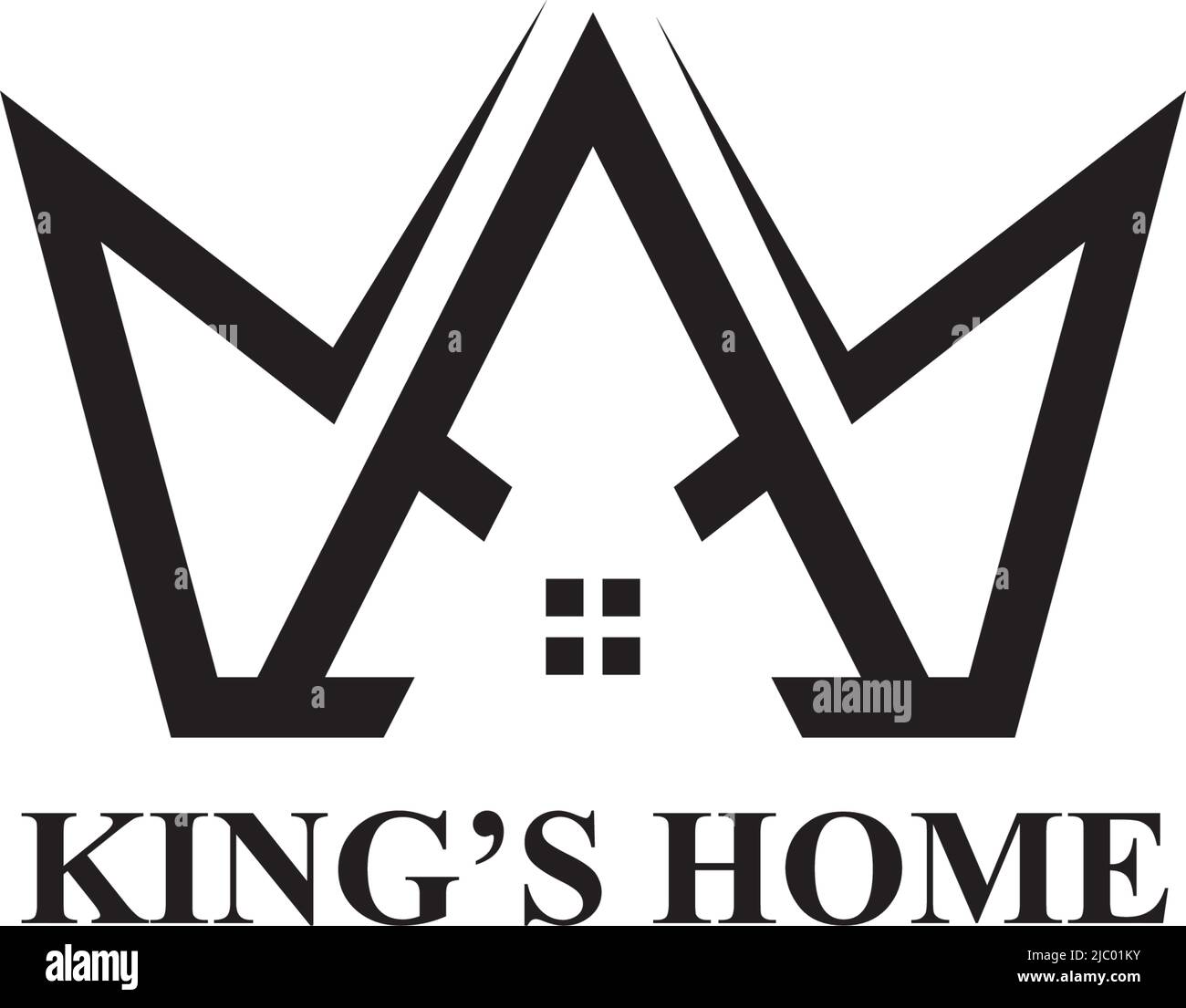 Simple crown icon logo design inspiration vector illustration template ...