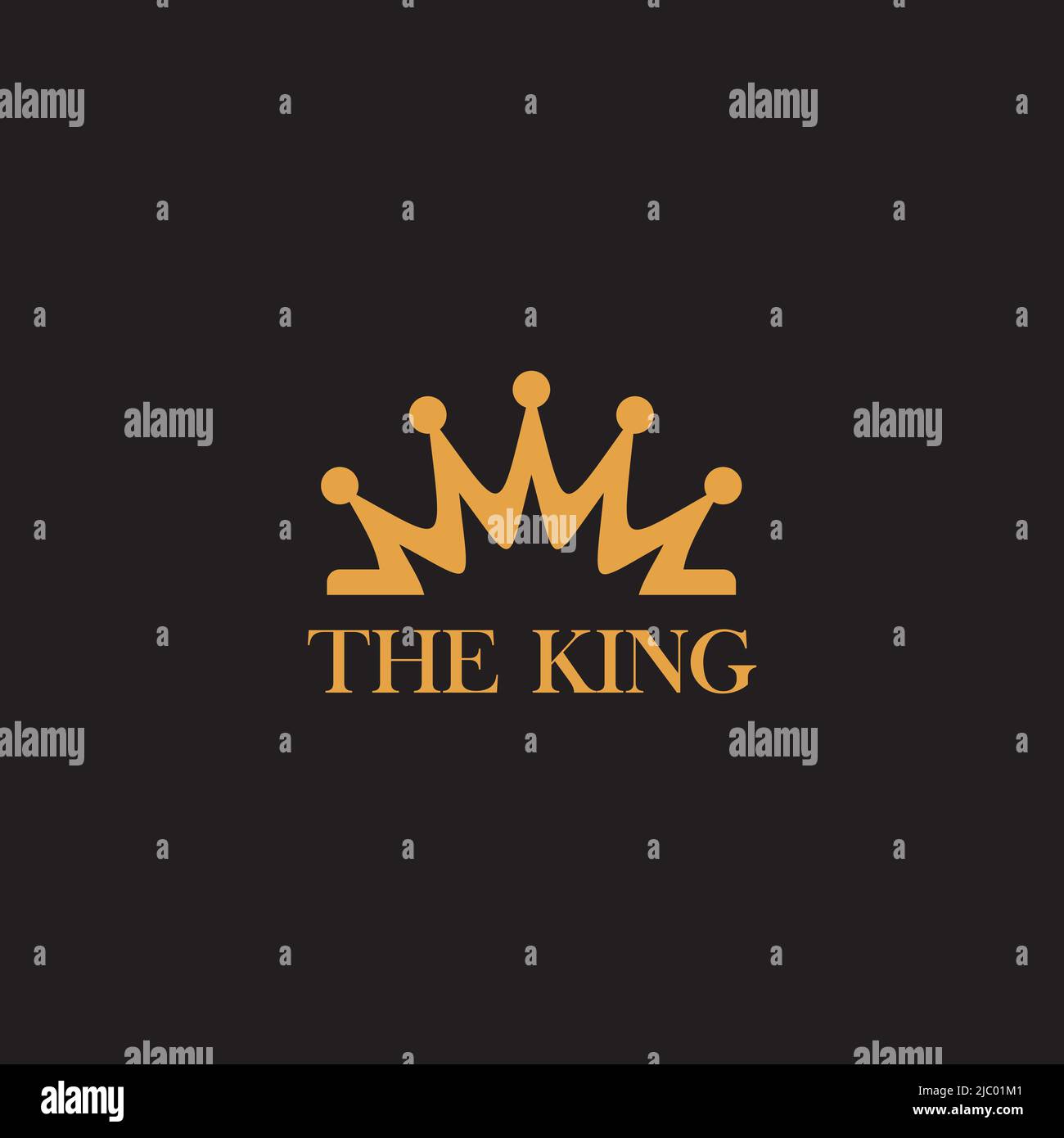 Simple crown icon logo design inspiration vector illustration template ...