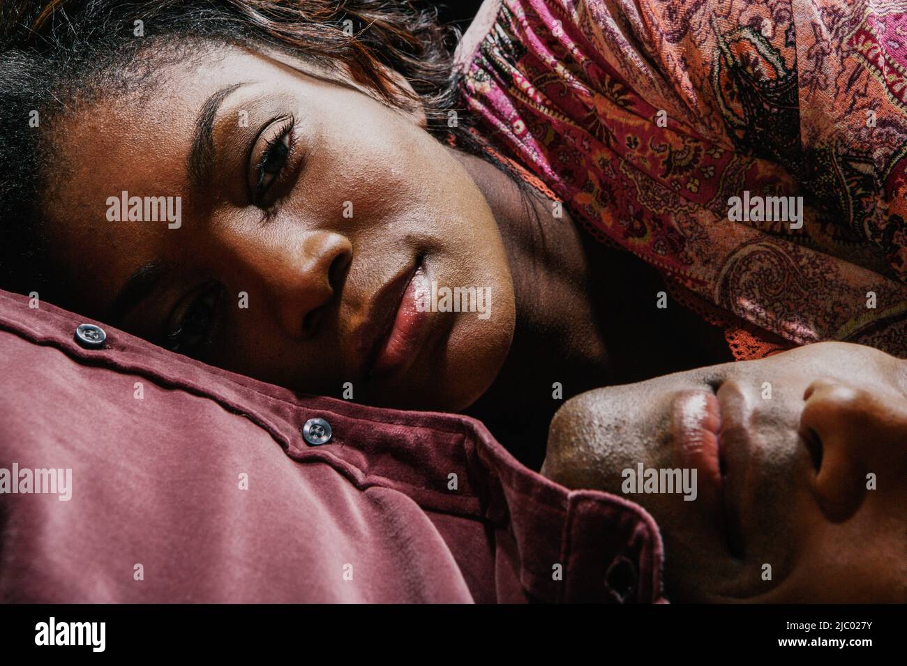 Resting head on chest hi-res stock photography and images - Alamy