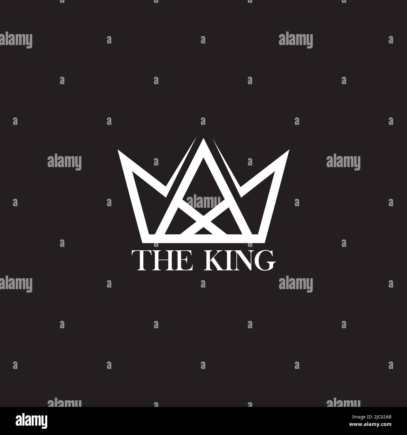 Simple crown icon logo design inspiration vector illustration template ...