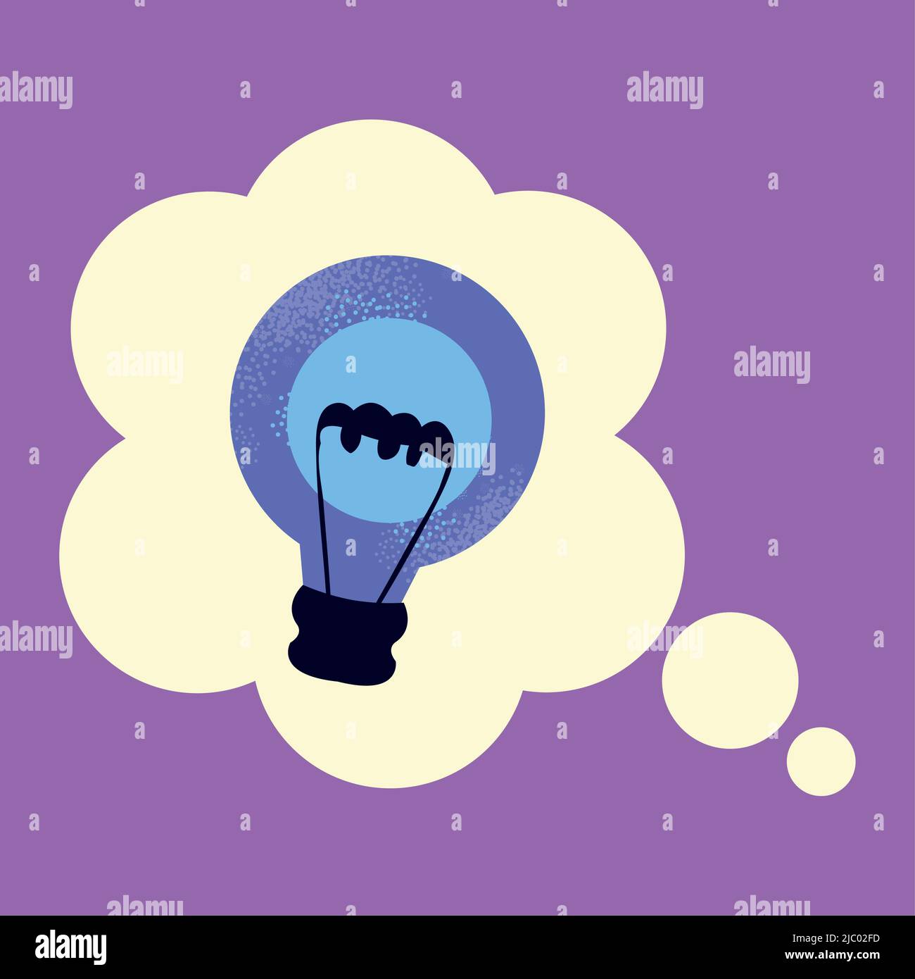 light bulb think Stock Vector Image & Art - Alamy