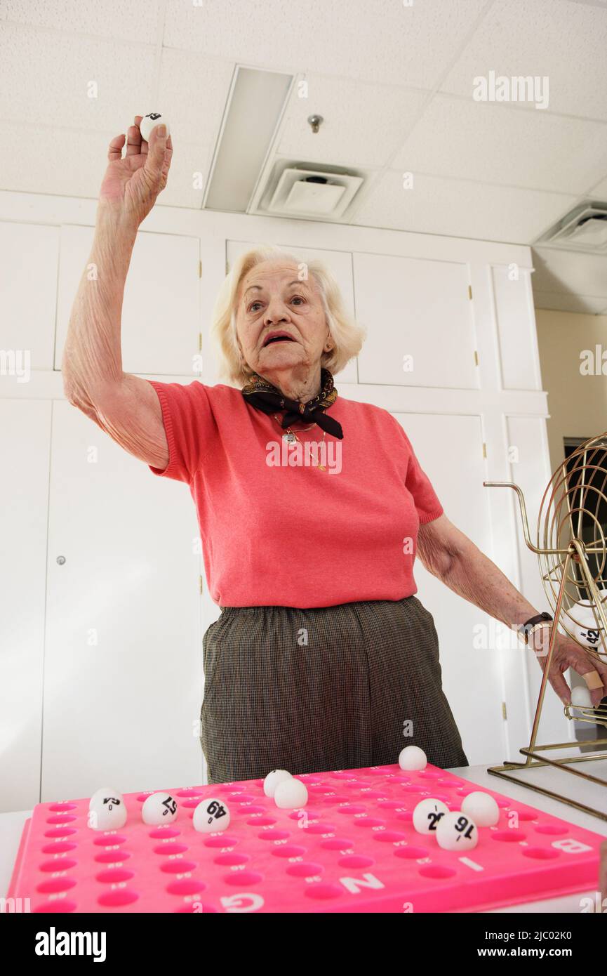 Old Lady Bingo Winner